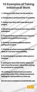25 Examples of Taking Initiative at Work
